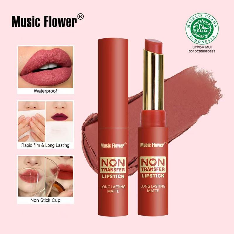 MUSIC FLOWER NON Transfer Long Lasting MATTE Lipstik Lipstick, - TikTok ...