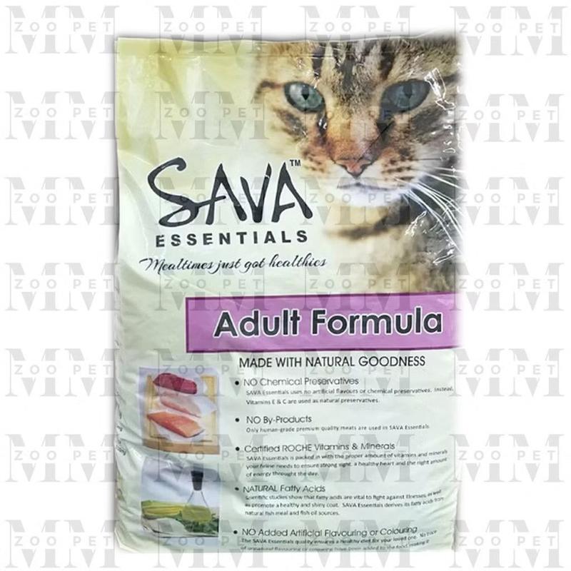 Sava Essentials Cat Food Adult / Kitten | Makanan Kucing Kering 9kg ...