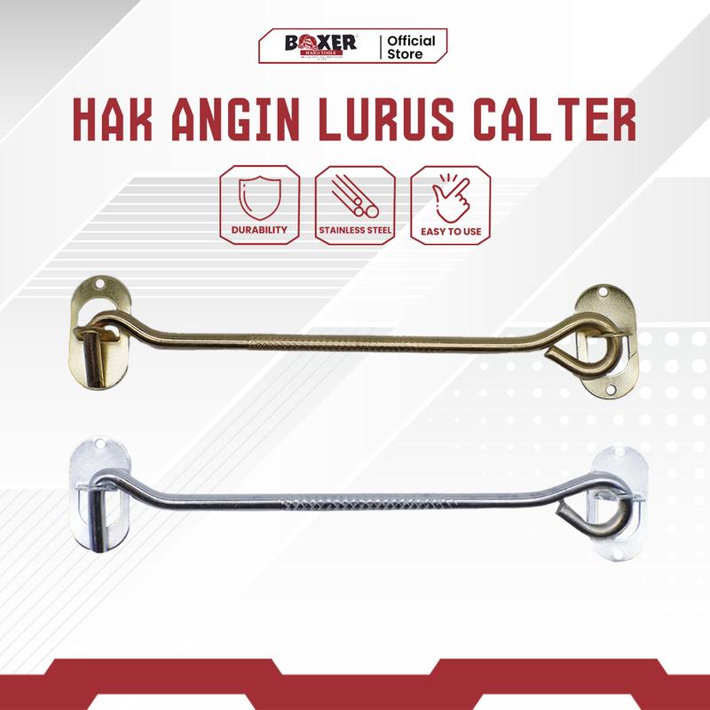 Hak Angin Jendela Lurus BOXER 8" Penahan Pengait Kunci Jendela - Shop ...