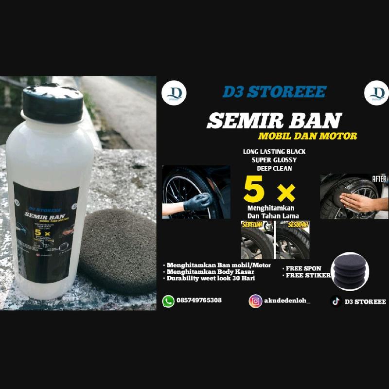 Semir Ban Silicon Emulsion Pengkilap Ban Motor Mobil Dan Pengkilap Body ...