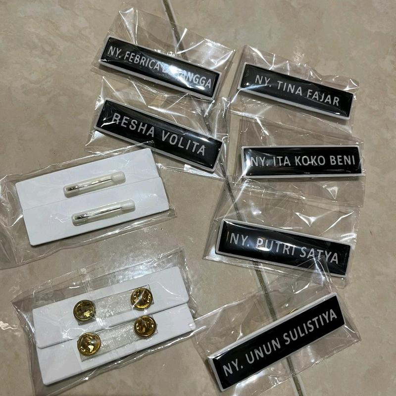 Pesan Sekarang! Name Tag Dinas atau Umum - Shop | Tokopedia