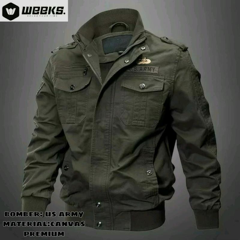 JAKET BOMBER US ARMY PRIA JAKET BOMBER CANVAS ORIGINAL PRIA JAKET ...