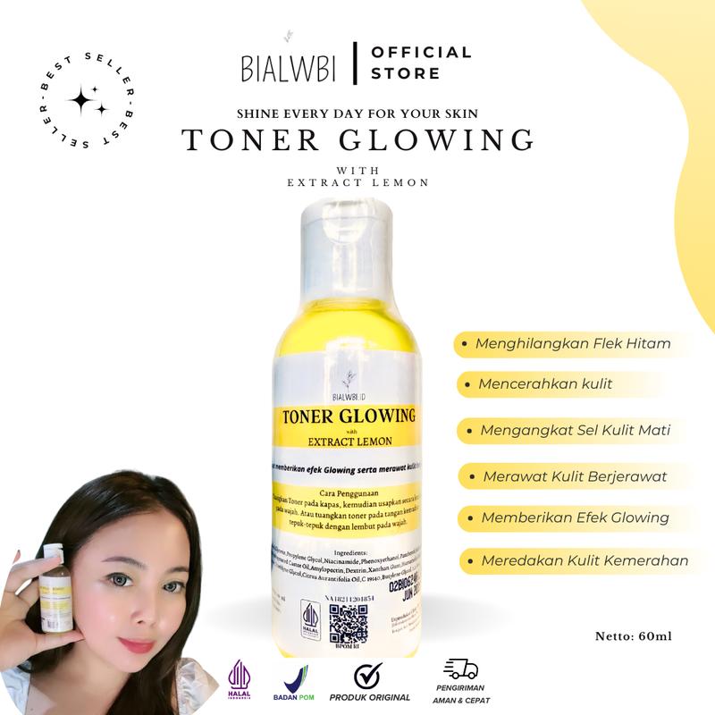 TONER GLOWING EXTRACT LEMON BIALWBI 60ml - Shop | Tokopedia