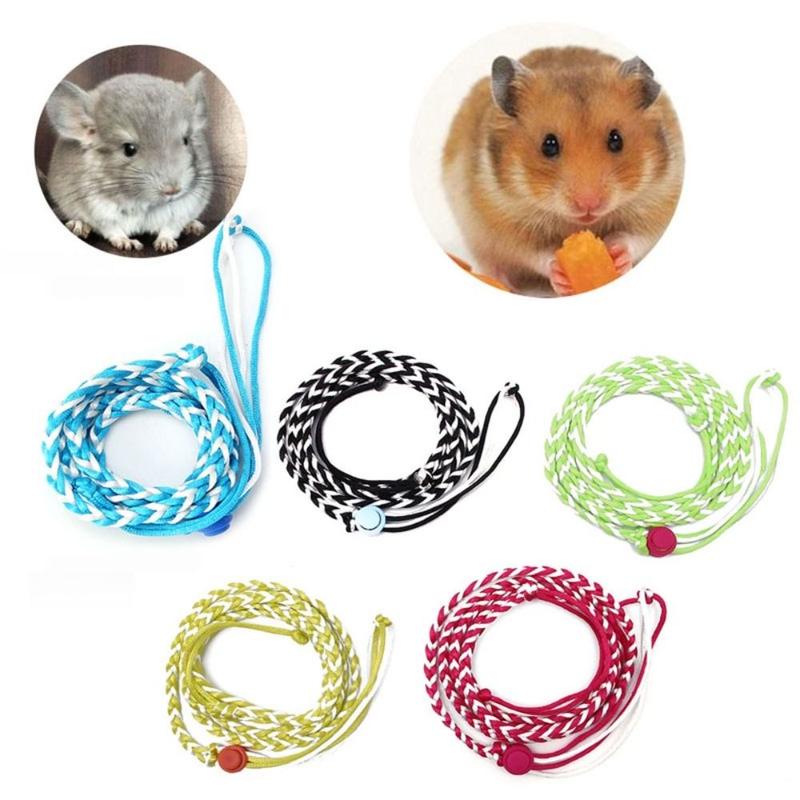 New Adjustable Pet Hamster Leash Nylon 1.4m Walking Leash Pe - TikTok ...