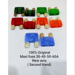 100% ORIGINAL MAXI FUSE/ Big Fuse /MAXI Blade TYPE FUSE 30-40-50-60A ...