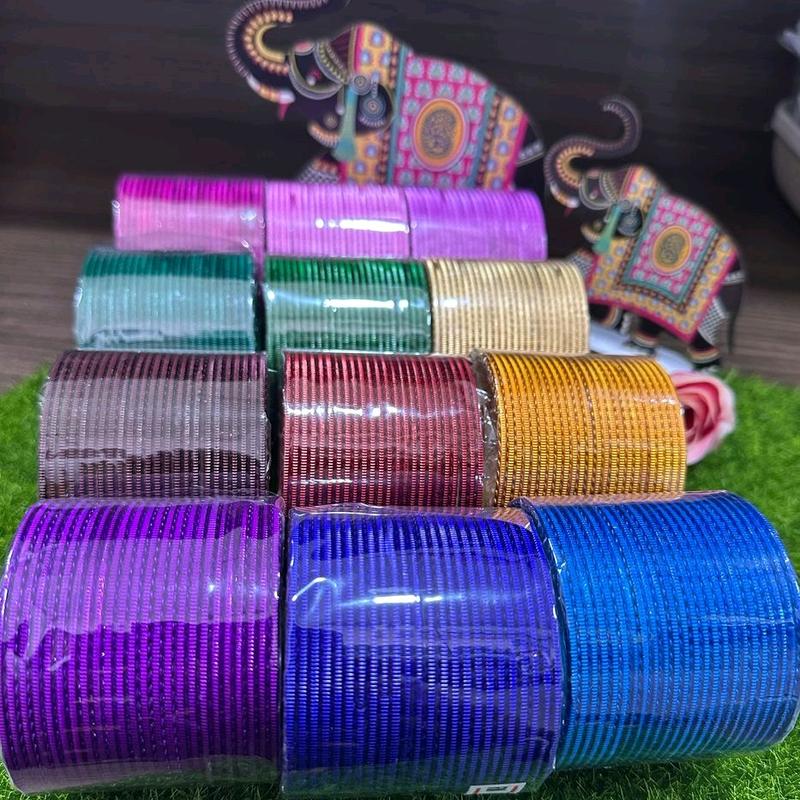 Plain Colour Bangle Metal 24 pcs - TikTok Shop Malaysia