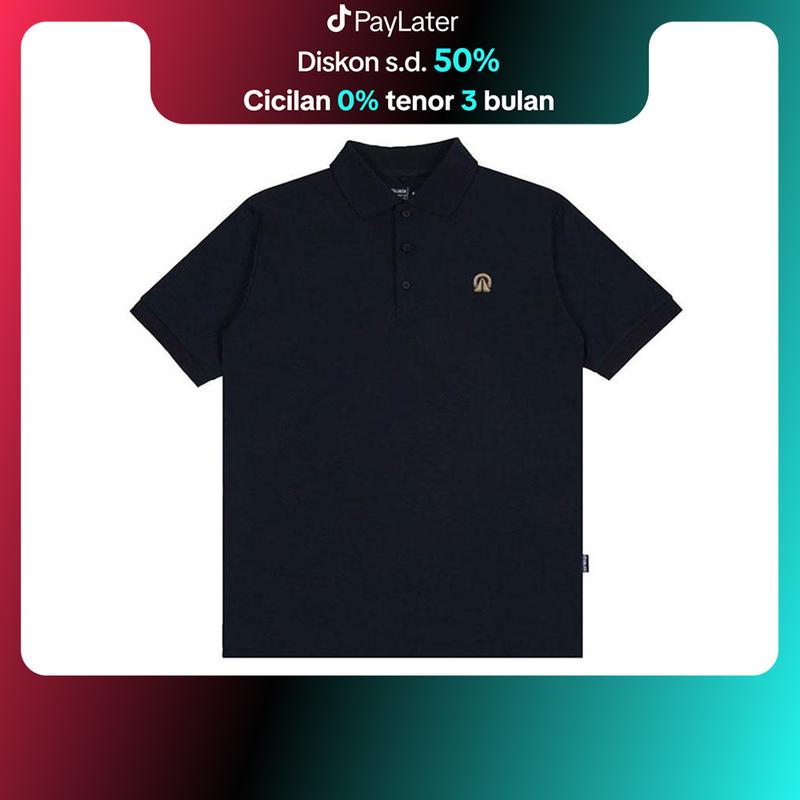 Dobujack Polo Shirt Retro Black - Shop | Tokopedia