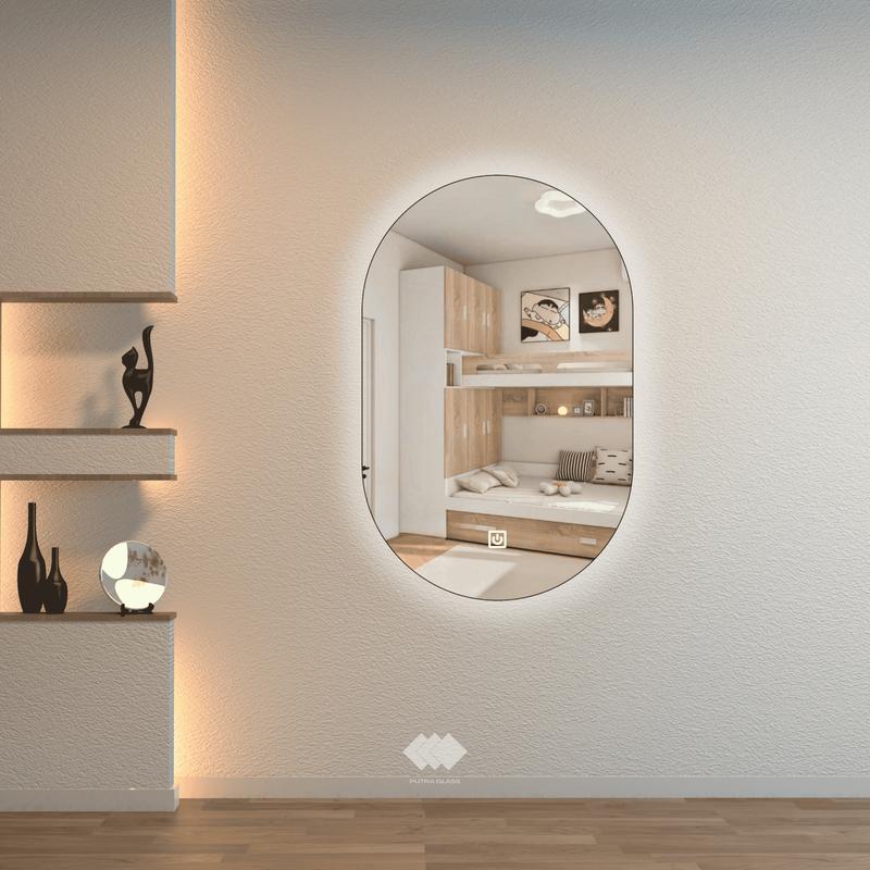 Cermin LED Touchscreen Kaca Capsule ( NO SANBLAST ) - Ukuran - Shop ...