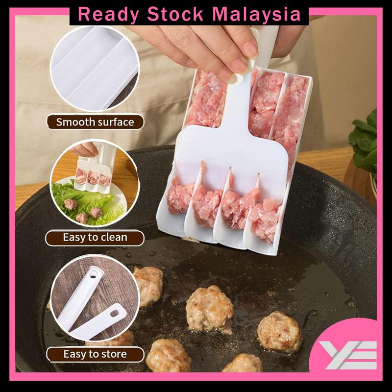 YEESTORE 1/3/4 Row Meat Ball Maker Non-stick DIY Vegetable Meat ...