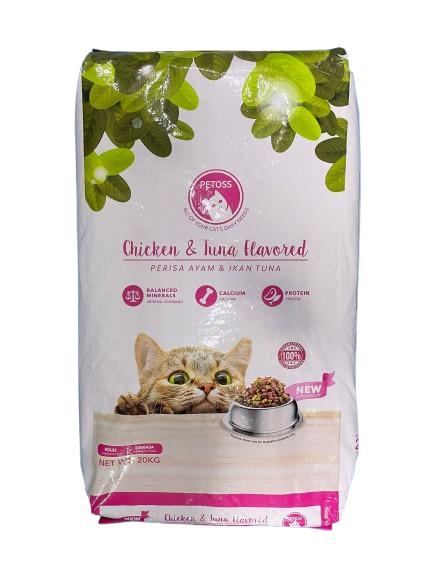 PETOSS MAKANAN KUCING SUCI HALAL 20KG / AYAM & TUNA / SEAFOOD - TikTok ...