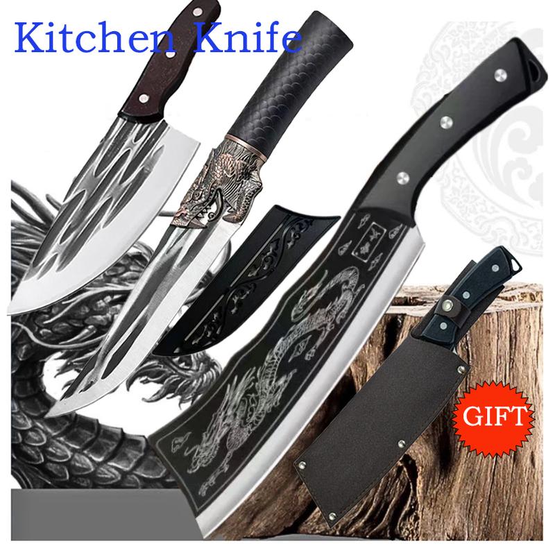 Kitchen knife boning knife meat cleaver professional chef bone - TikTok ...