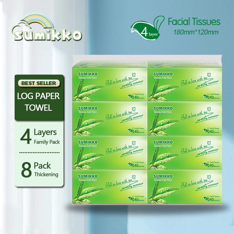 SUMIKKO Tissue paper for face 4ply Facial Tissue 8 packs Paper - TikTok ...