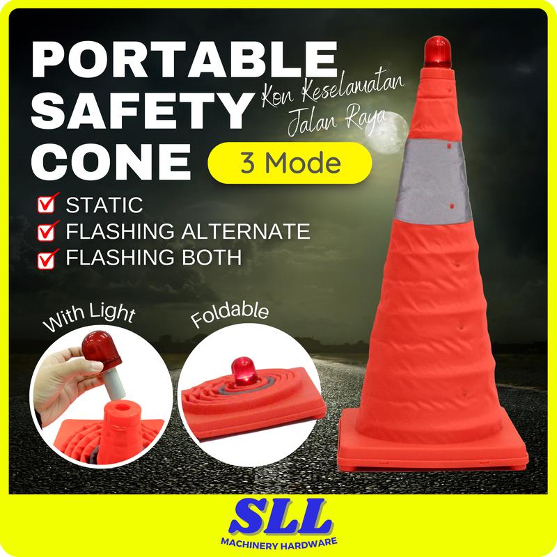 40cm / 50cm / 60cm Portable Safety Cone Flexible Collapsible - TikTok ...