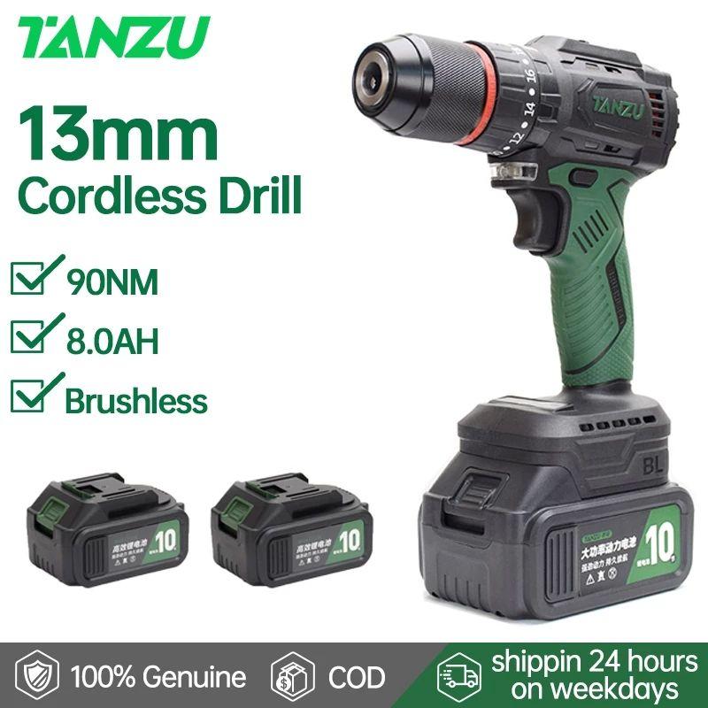 TANZU 13mm Cordless Drill Set 1/2 Rotary Hammer Drill Cordless - TikTok ...