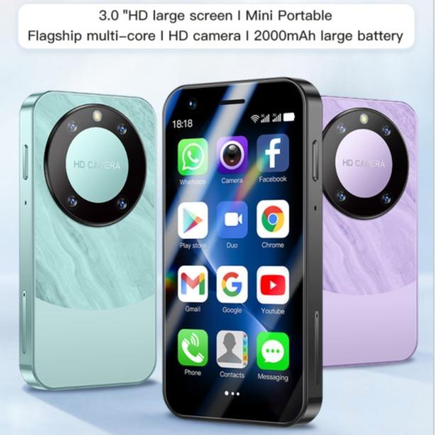 Telefon Pintar, F8 Pro Max Mini, Baharu untuk 2024, Sistem Operasi ...