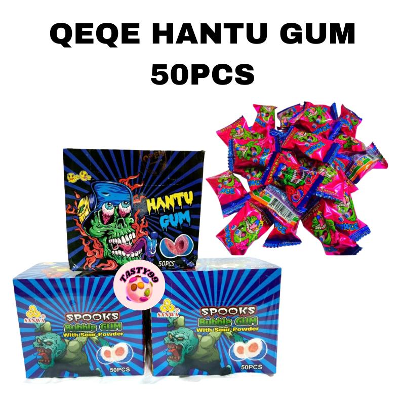 QeQe Hantu Gum Chewing Gum Bubble Gum 50pcs Halal - TikTok Shop Malaysia