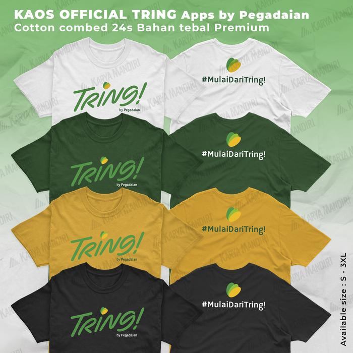 Jual Kaos TRING Apps by Pegadaian Kaos Official aplikasi pegadaian ...