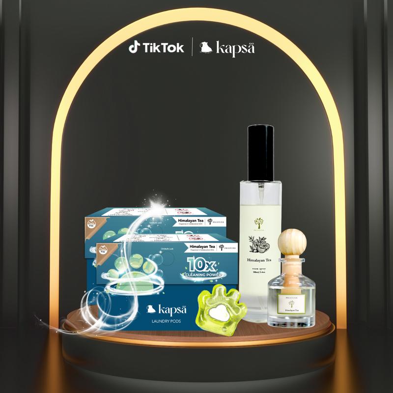 Kapsa x TikTok Bundle | 60 Laundry Pods, Ball Diffuser & Roo - TikTok ...