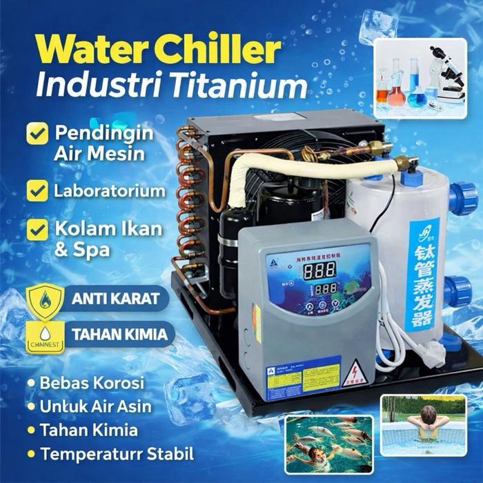 Jual Water Chiller Industri Titanium Tube CNC Laser Welding 2HP | Mesin ...