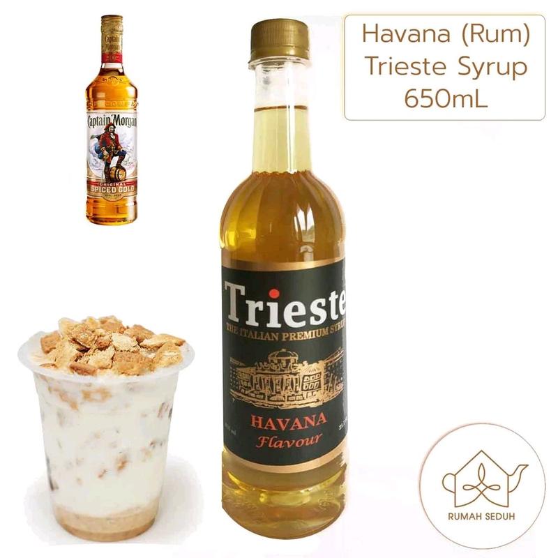 Trieste Italian Syrup Variant Havana 650ml - Sirup Trieste Varian ...