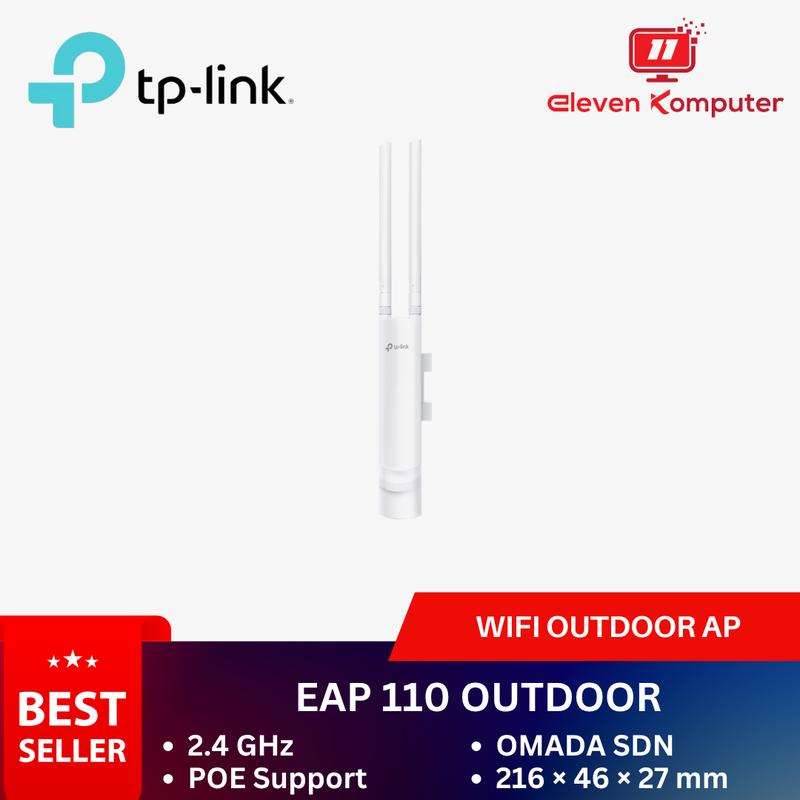 TP-Link EAP 110 300Mbps Wireless N Outdoor Access Point - Shop | Tokopedia