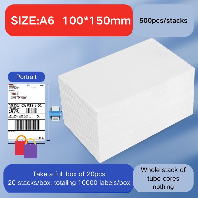 Waybill sticker A6 printer logistics thermal barcode shippin - TikTok ...
