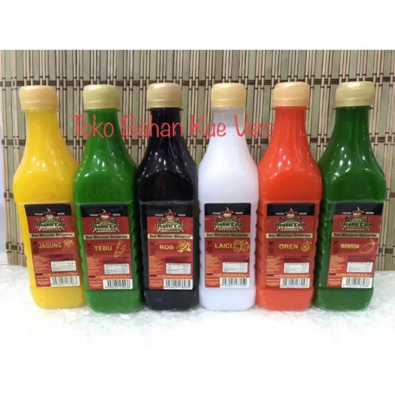 ROS DOUBLE LION SIRUP ROSE PERISA MAWAR TANPA Gula Minuman - Shop ...