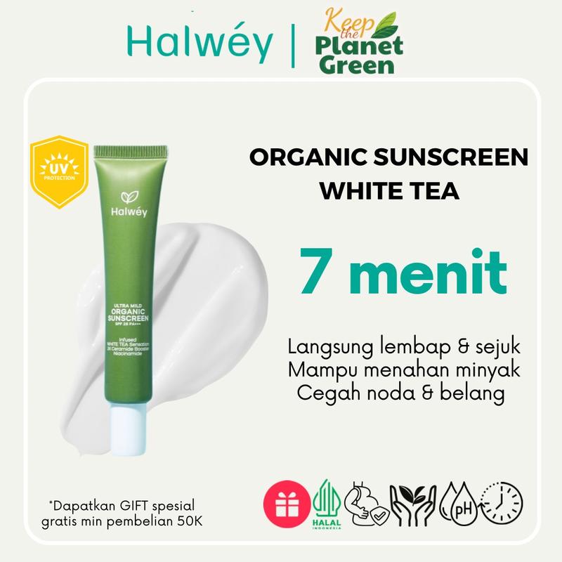[ HALWEY ] ULTRA MILD ORGANIC SUNSCREEN SPF 28 PA+++ Semua Jenis - Shop ...