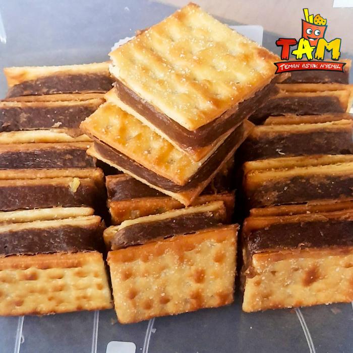 Jual Kue Gabin Tape Rasa COKELAT / Biskuit Gabin Tape Singkong Dadakan ...