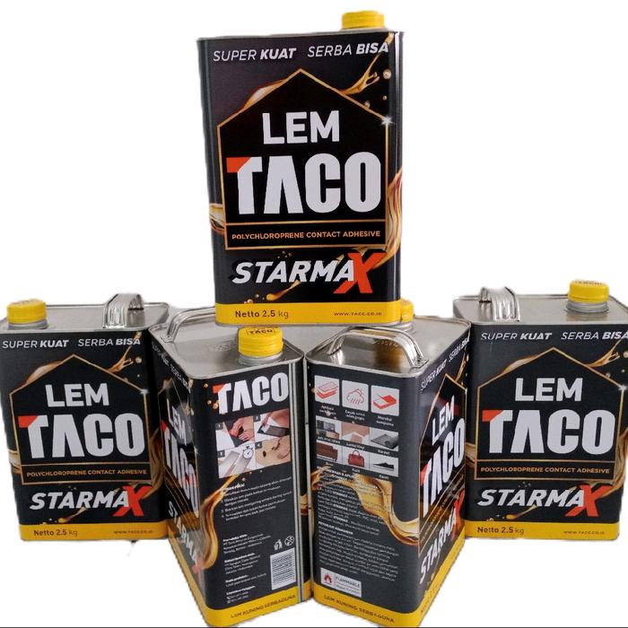 Jual TACO Lem Starmax 2,5 KG Super Kuat & Serba Bisa Cocok untuk ...