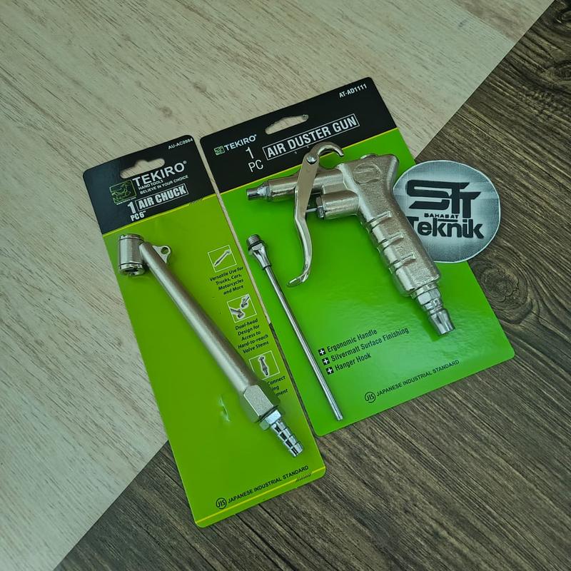 TEKIRO AIRDUSTER Paket lengkap / Air Chuck 6 Inch + Air Duster Gun Alat ...