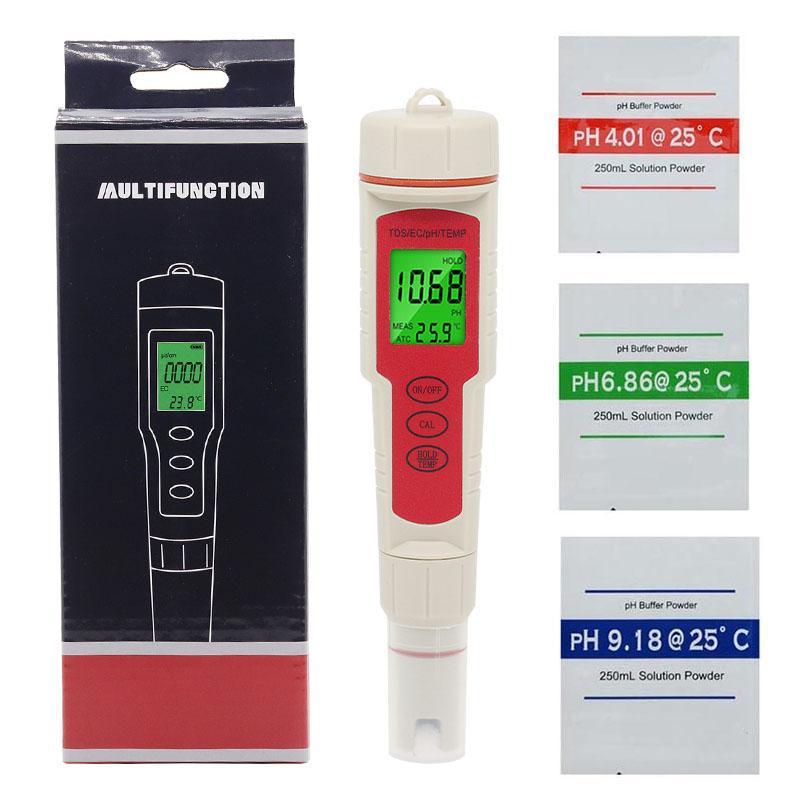 No garansi. EZ9908 PH TDS EC Temperature Meter Tester ATC EZ-9908 Temp ...