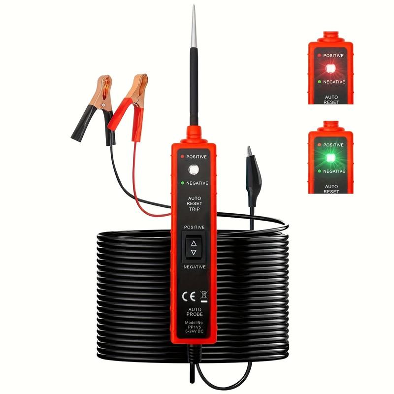 Power Circuit Probe Tester 6-24V DC Test Light Short Circuit - TikTok ...