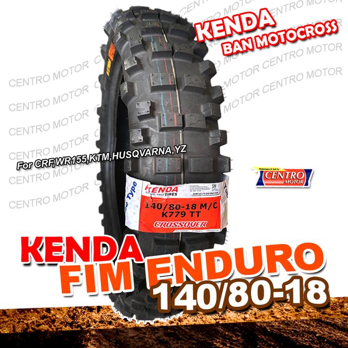 Jual KENDA ENDURO K779 140/80-18.Ban Motocross FIM ENDURO ring 18 untuk ...