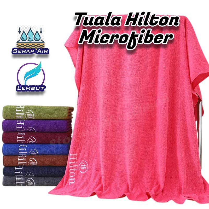 [Hilton] Tuala Mandi Microfiber Super Lembut Kualiti Tinggi Saiz ...