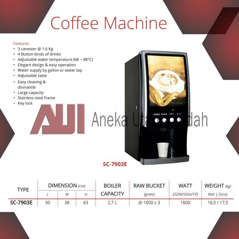 GETRA SC-7903E Coffee Machine / Mesin Dispenser Pembuat Minuman - Shop ...