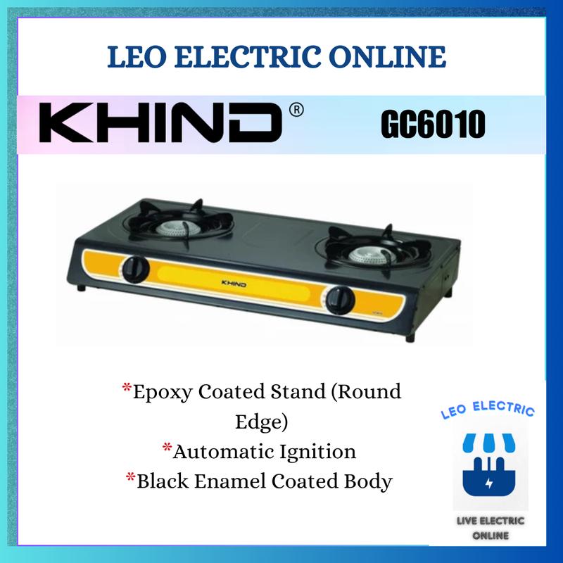 Khind GC6010 Free Standing Gas Cooker - - TikTok Shop Malaysia