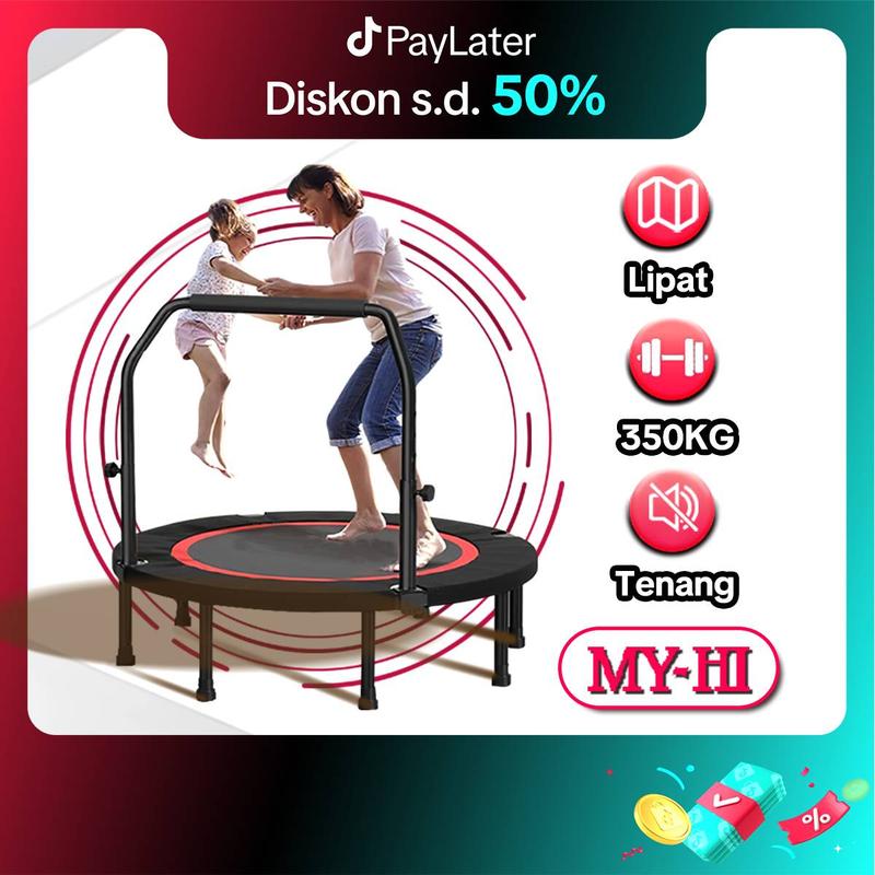 ZHOKA Trampoline Fitness Trampolin Gym 48" Alat Olahraga Lompat - Shop ...