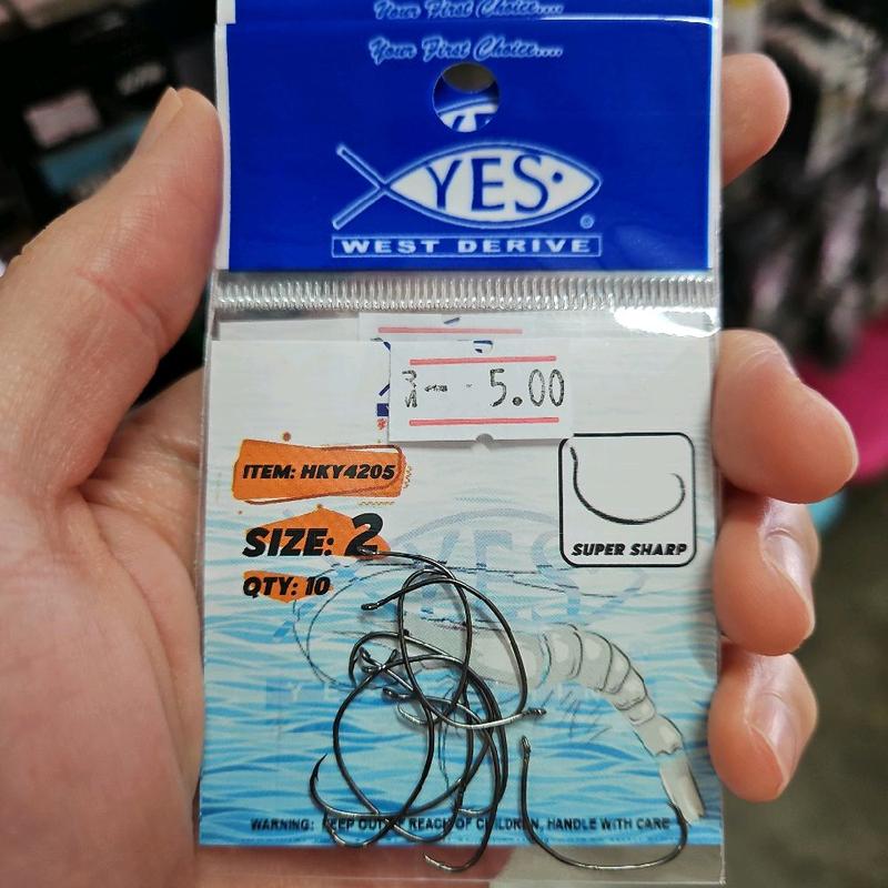 4205 YES MATA MAUT Kail Udang Galah Prawn Hook - TikTok Shop Malaysia