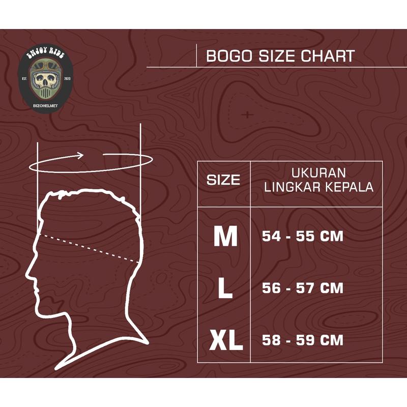 Helm Bogo SKS Dewasa Venom pria/wanita full leher flat venom SNI - Shop ...