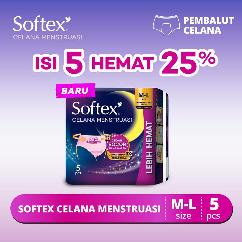 Softex Celana Menstruasi 5s - Shop | Tokopedia