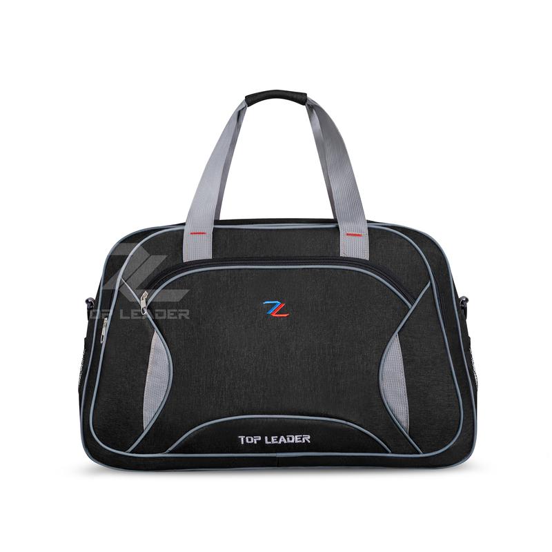 TOP LEADER Duffle Bag Hitam Tas Travel Mudik Ukuran Besar Portable Gym ...