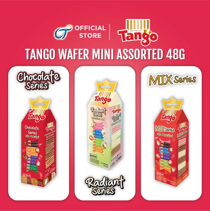 Promo Tango Wafer Mini Assorted 12 Pcs x 4 Gr [1 Box] - Radiant Series ...