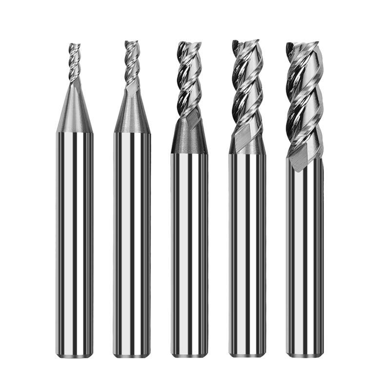 AUGUSTTOOLS CNC TOOLS 3Flute decimal point aluminum milling cutter ...