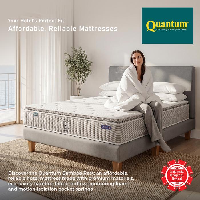 Promo Quantum Hotel Bed Bamboo Rest / Kasur Hotel Premium / Pocket ...
