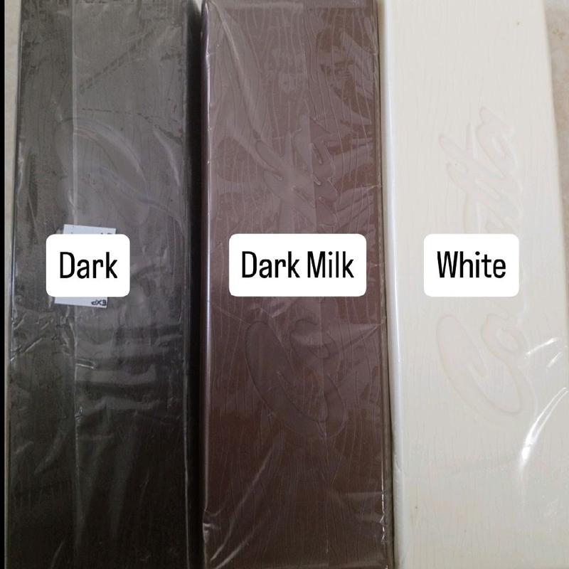 Coklat batangan Colatta dark compound coklat potongan dark milk white ...