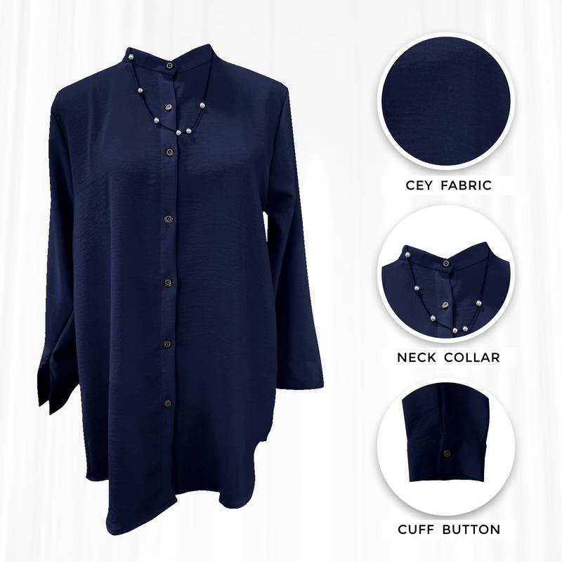 Woman Blouse 2025 baju blouse wanita Kaaj Button Kain CEY by - TikTok ...