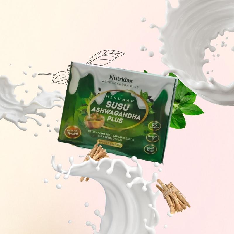 Nutridax Susu Ashwaganda Plus susu tanpa gula susu sedap powdered ...