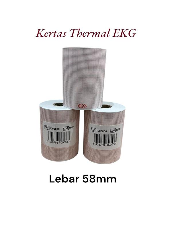 BTL Kertas Thermal EKG ECG Lebar 58mm Roll - Shop | Tokopedia