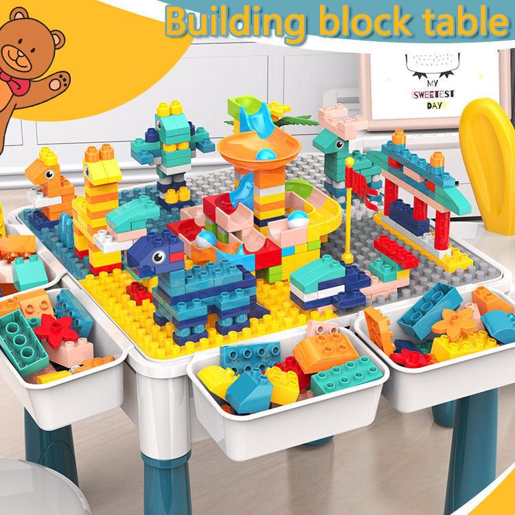 Multifunctional building block table for kids 502PCS Learnin - TikTok Shop Malaysia